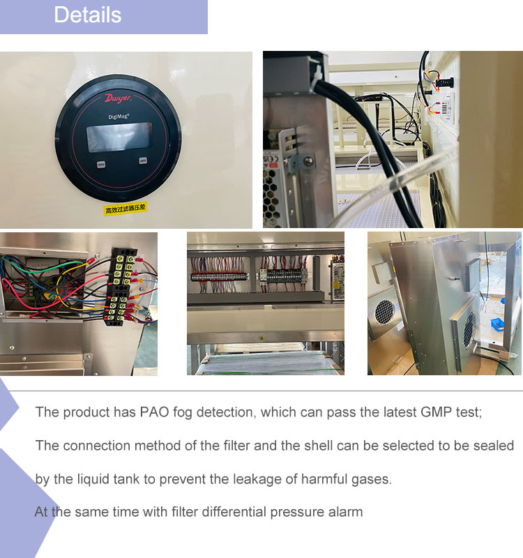 Air flow hood with pre filter laminar flow hood